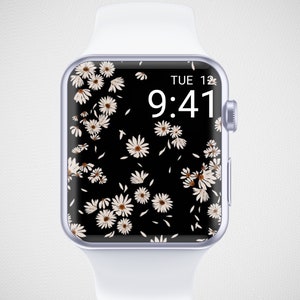 Floral Apple Watch Wallpaper Daisy Flower Smartwatch - Etsy