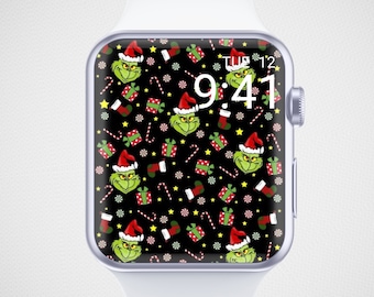 Apple Watch Face Wallpaper Christmas Reindeer Apple Watch - Etsy