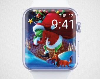 Grinch Apple Watch Face - Etsy