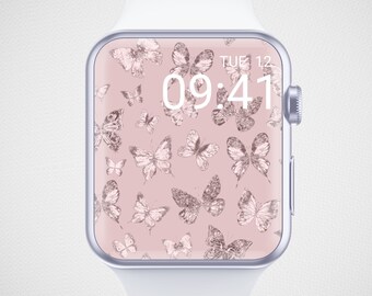 Apple Watch Butterfly Wallpaper - Etsy
