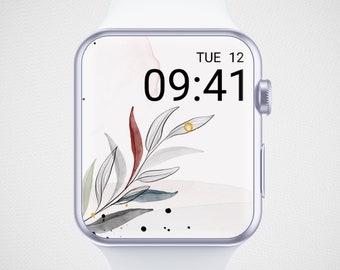Floral Apple Watch Wallpaper Smartwatch Background Digital - Etsy