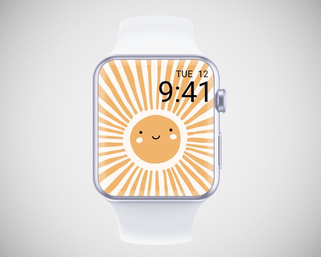 Sunshine Apple Watch Wallpaper, Spring Watch Face, Happy Smartwatch ...