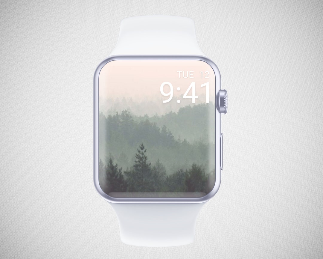 Winter Apple Watch Wallpaper, Festive Smartwatch Background, Christmas ...