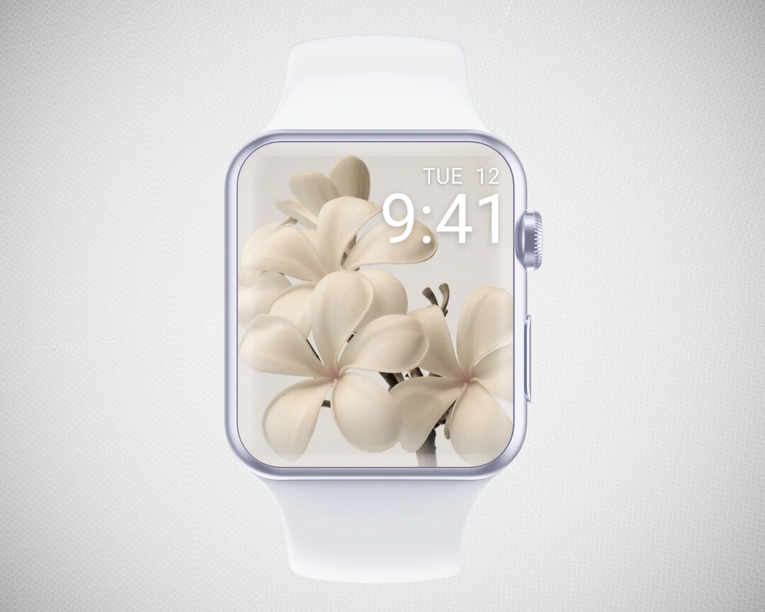 Exotic Flower Apple Watch Wallpaper, Tropical Flower Watch Face, Floral ...