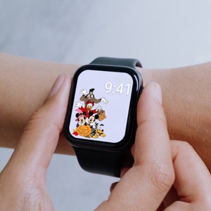Halloween Mickey Mouse Apple Watch Wallpaper, Fall Smartwatch ...