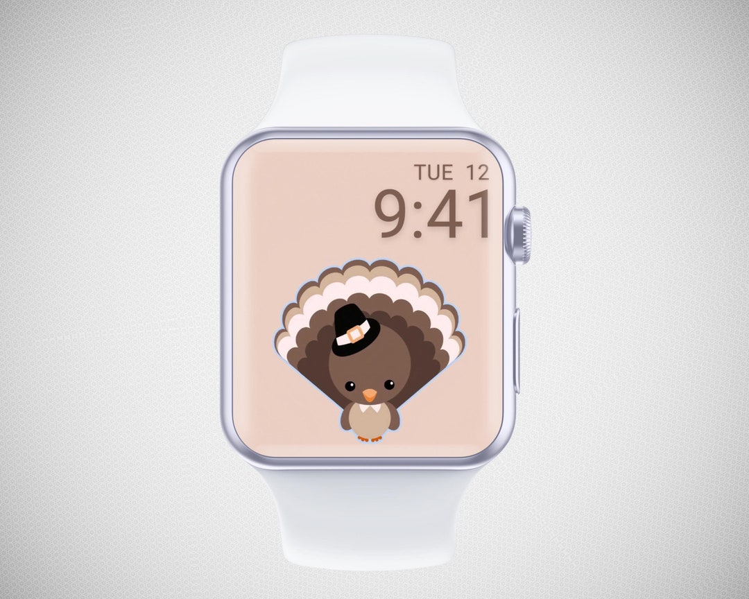 Thanksgiving Apple Watch Wallpaper, Turkey Watch Face, Fall Watch ...