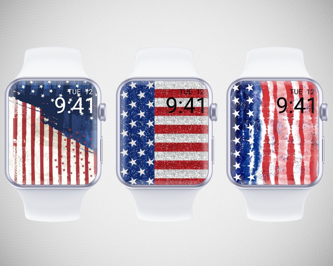 4th of July Apple Watch Wallpaper, American Flag Watch Face, USA Watch ...