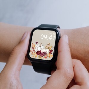 Fall Apple Watch Wallpaper Bundle, Smartwatch Background, Digital Watch ...
