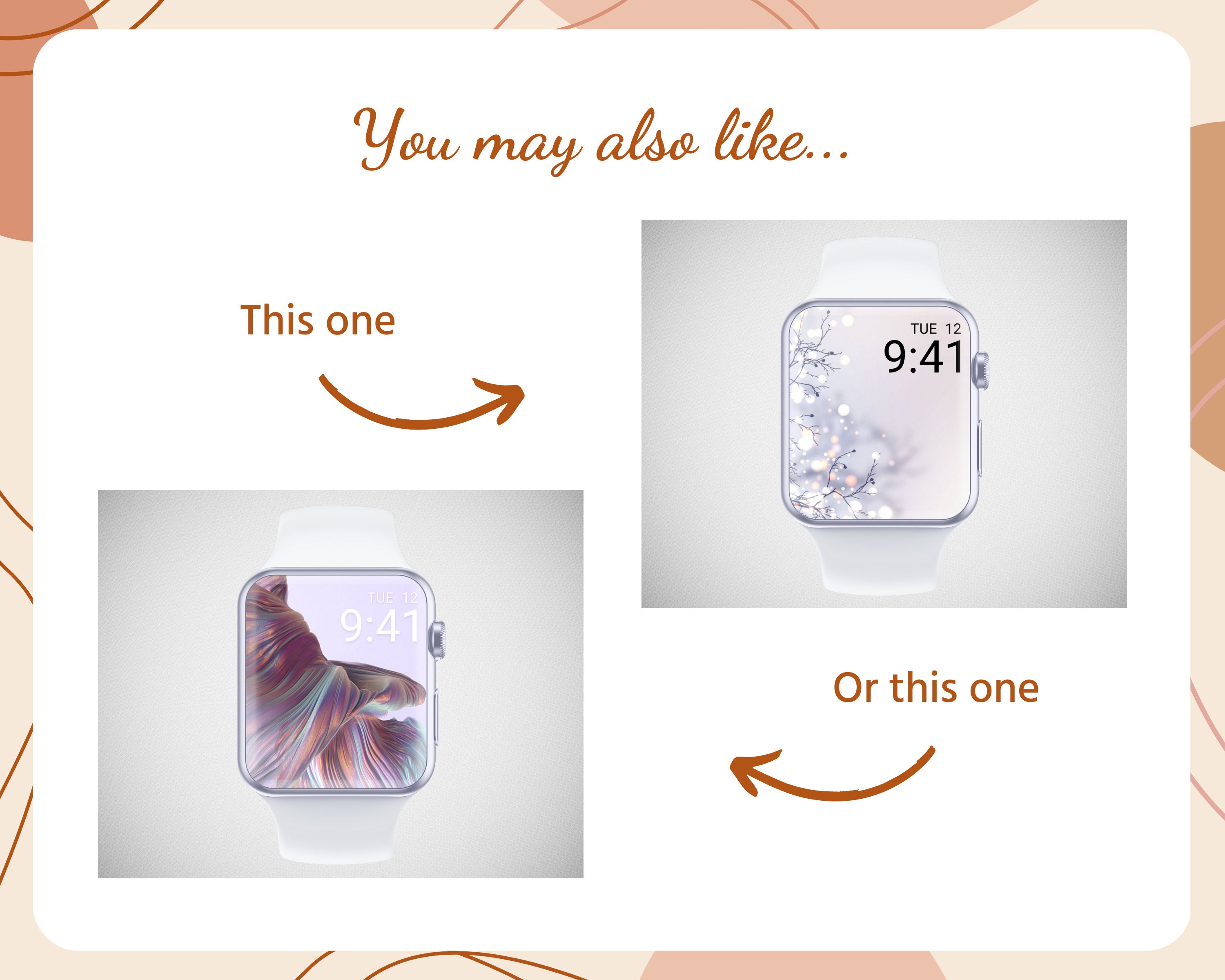 Glitter Apple Watch Wallpaper Sparkly Smartwatch Background - Etsy