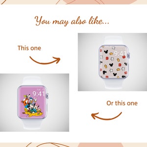 Mickey Mouse Apple Watch Wallpaper, Minnie Mouse Smartwatch Background ...