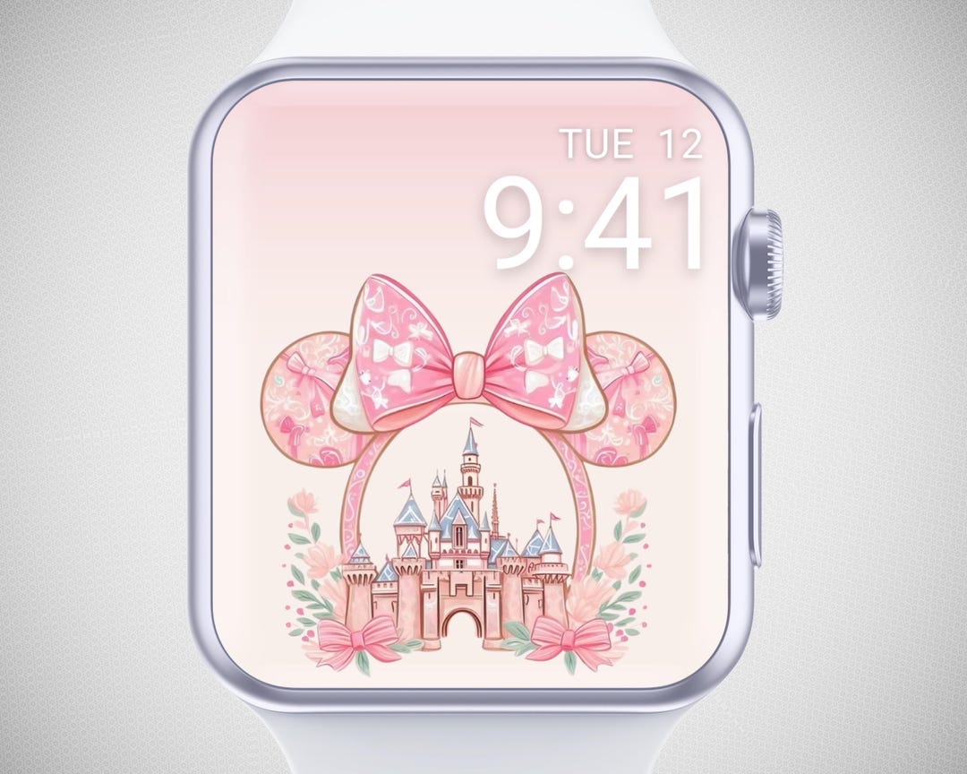 Magic Kingdom Apple Watch Wallpaper, Minnie Mouse Watch Background, Mickey Mouse Watch Face ...
