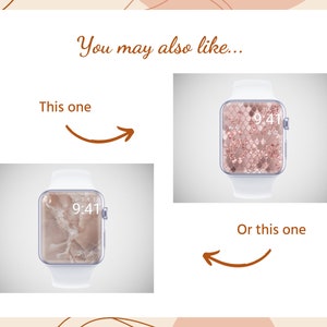 Glitter Apple Watch Wallpaper Set of 3, Diamond Smartwatch Background ...