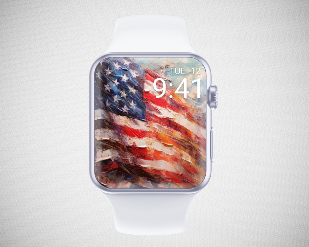4th of July Apple Watch Wallpaper, American Flag Watch Face, USA Watch ...