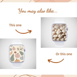 Pastel Pumpkins Apple Watch Wallpaper, Fall Watch Face, Autumn Watch ...