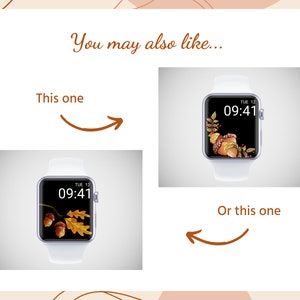 Apple Watch Wallpaper, Digital Watch Face Background, Autumn Wallpaper ...