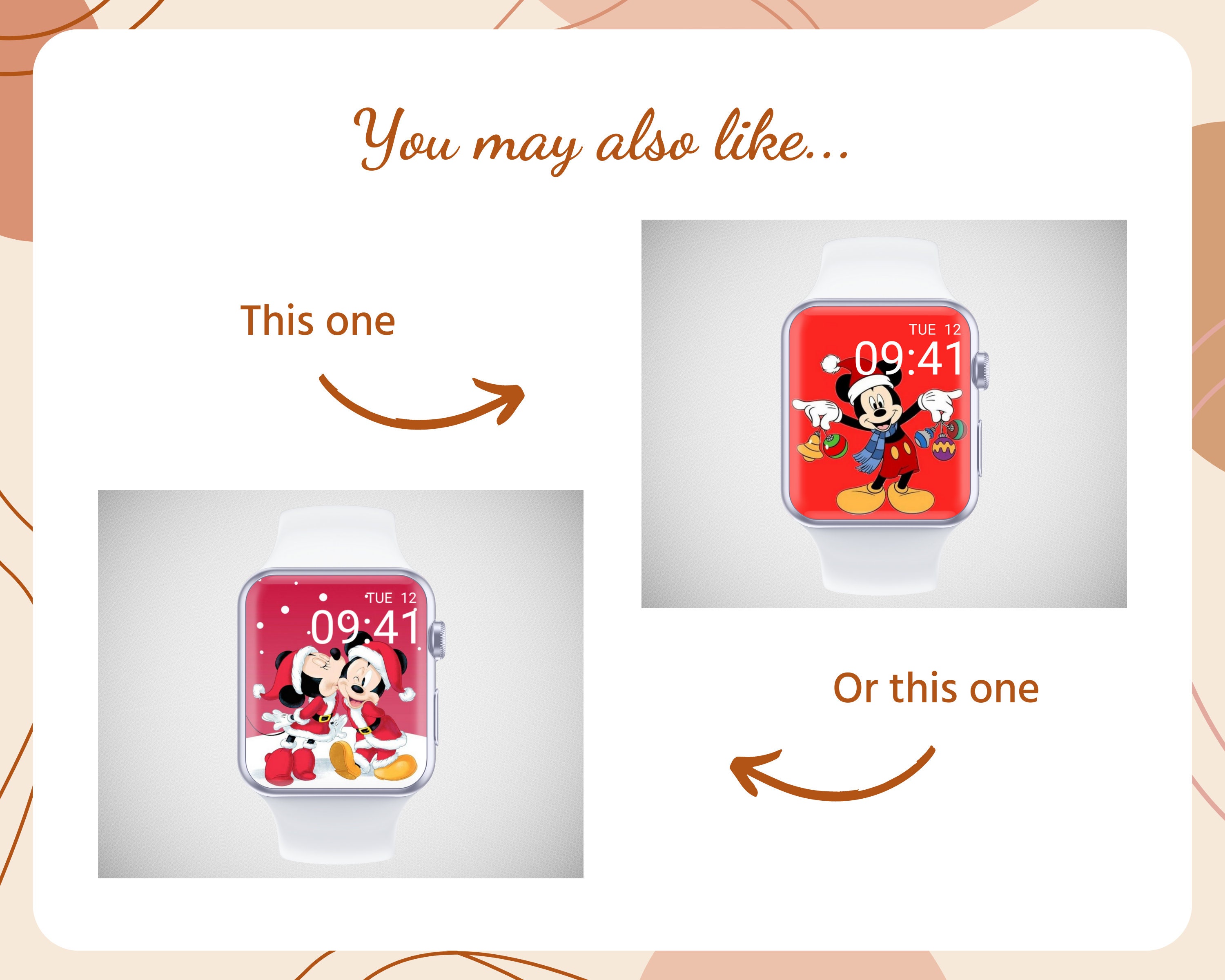 Christmas Mickey Mouse Apple Watch Wallpaper, Gingerbread Watch ...