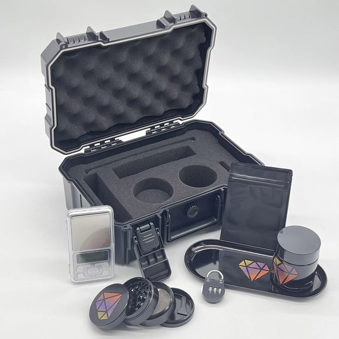 Material Case Stash Box Suitcase Storage Box Odor Resistant Water ...