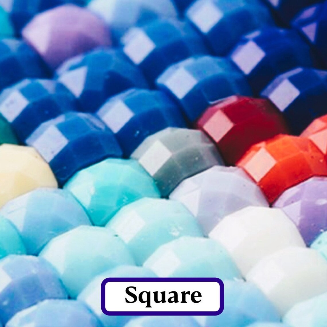 Stained Glass Red Cardinal Full Drill DIY Diamond Painting Kit Round ...