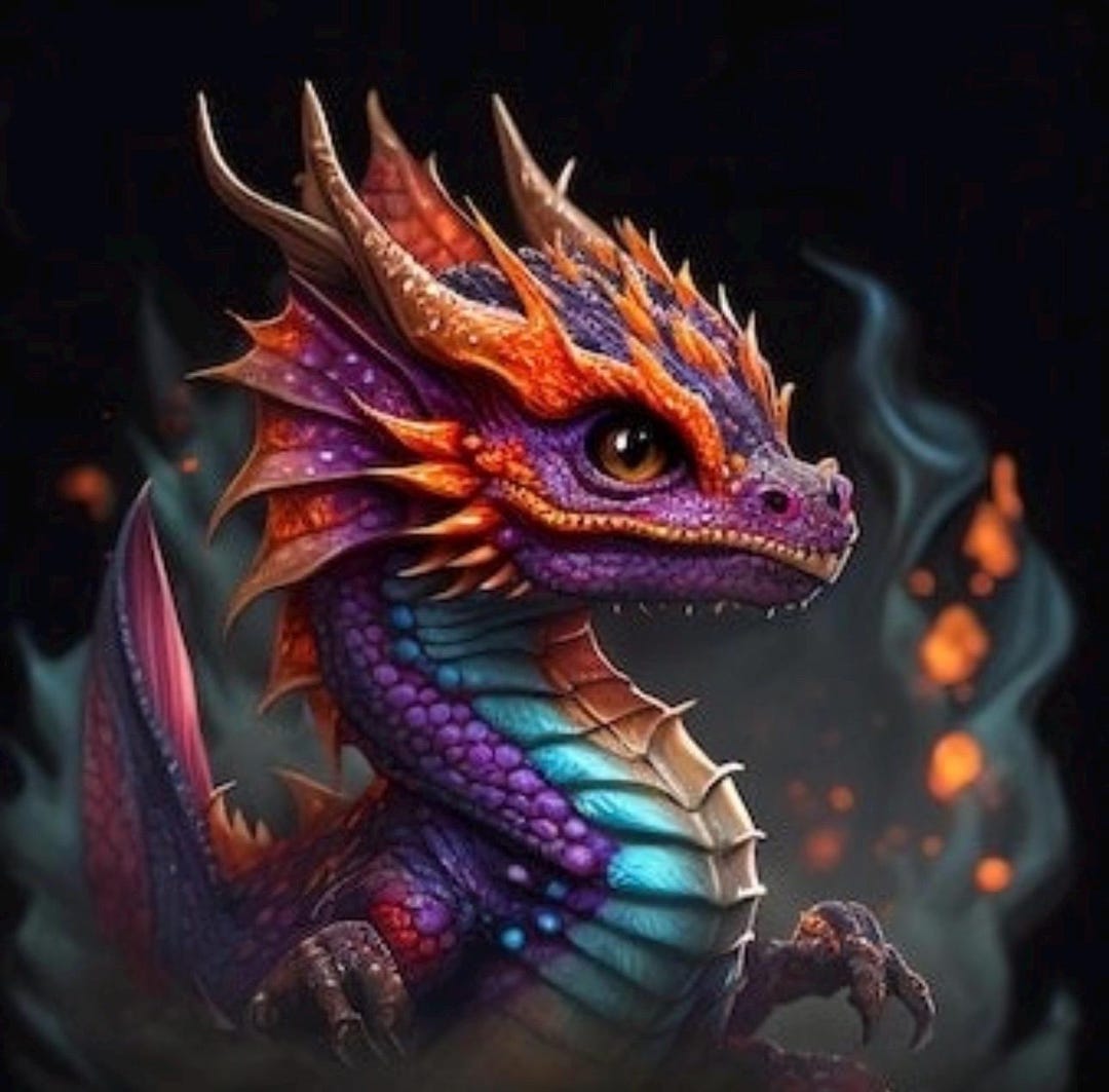 Dragon Dreamscape DIY Diamond Painting Kit Round Drill - Etsy