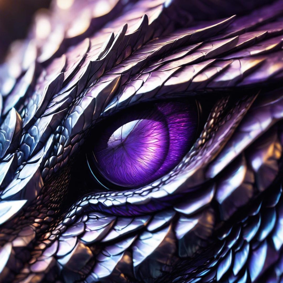 Captivating Scales - Silver Dragon Eye DIY Diamond Painting Kit - Etsy