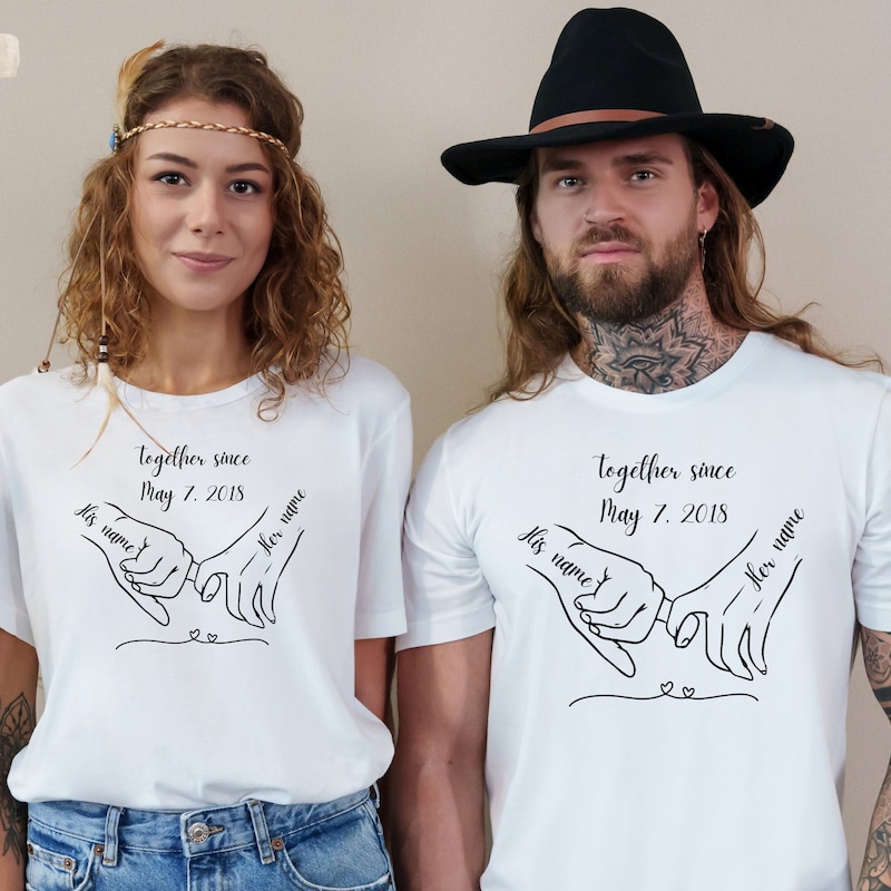 Personalized Couple Shirts - Etsy