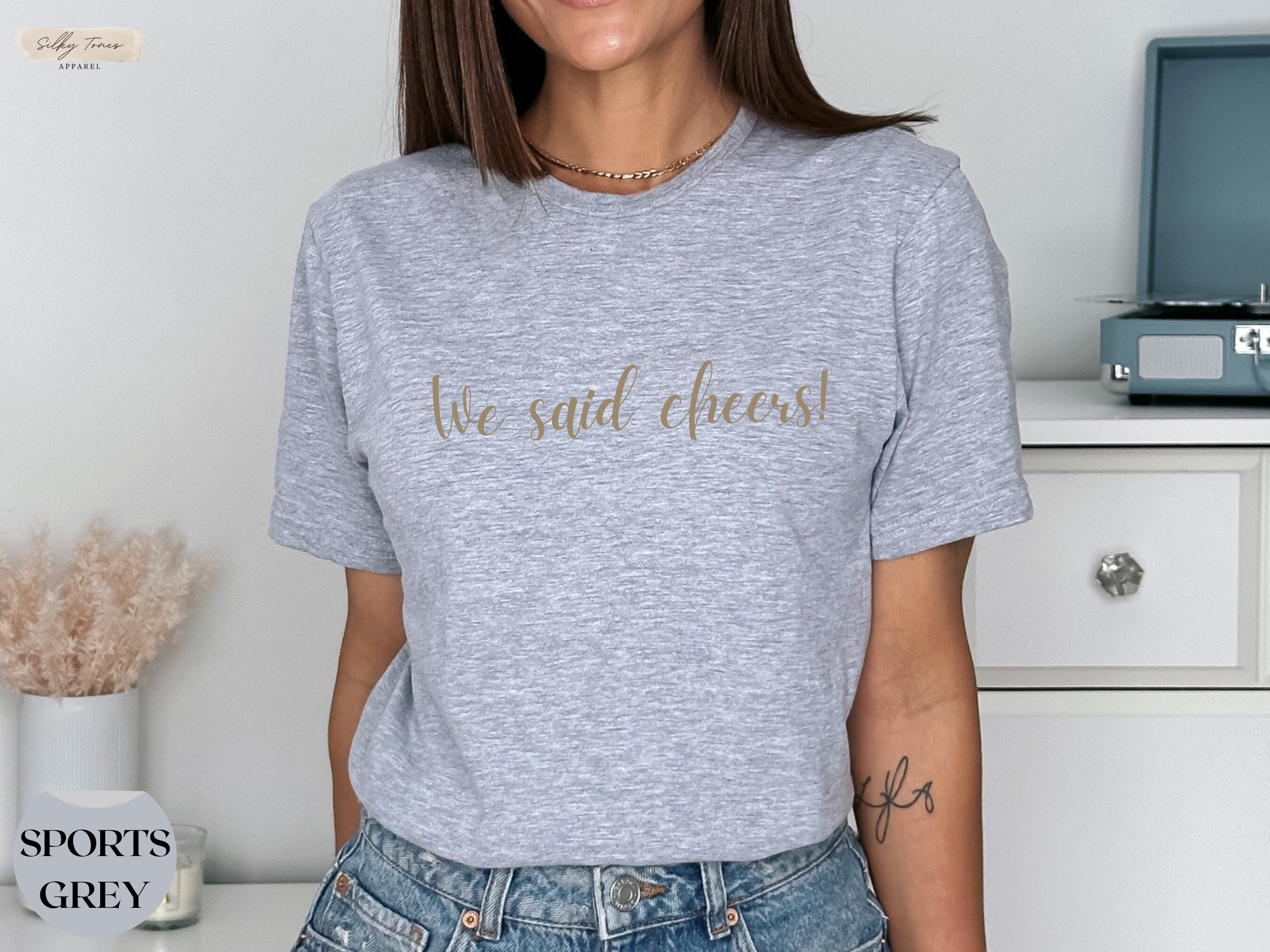 Aesthetic JGA T Shirts Bride & Team for Woman, I Said Yes We Said ...