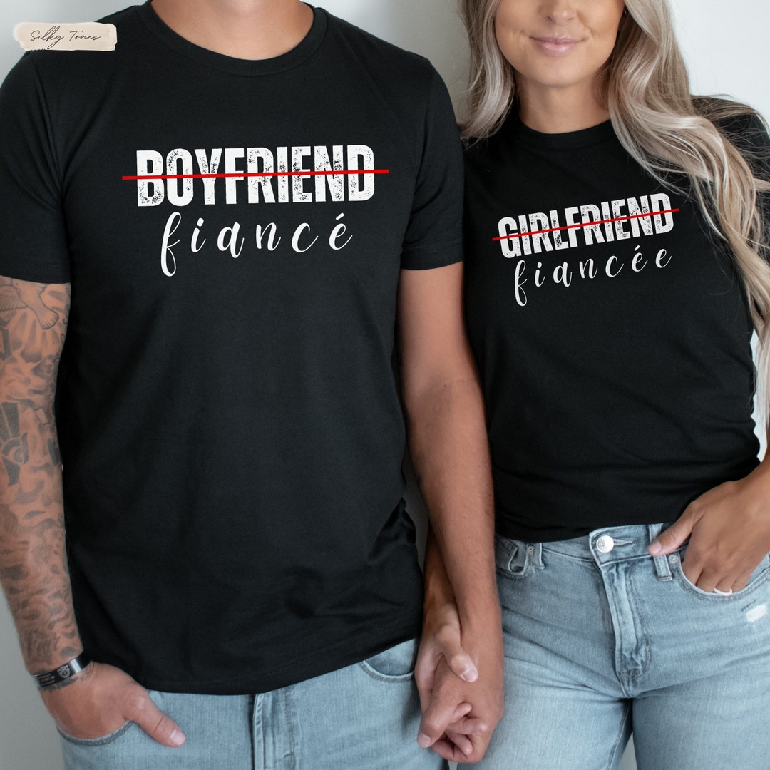 Engagement Announcement Shirts for Couples, Couples Matching Shirts ...