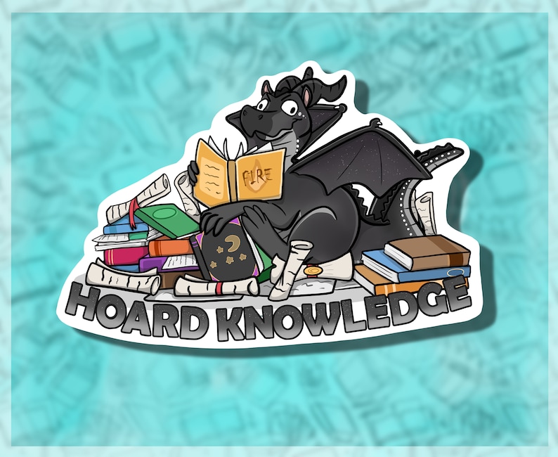 Wings of Fire Sticker Nightwing Hoard Knowledge - Etsy