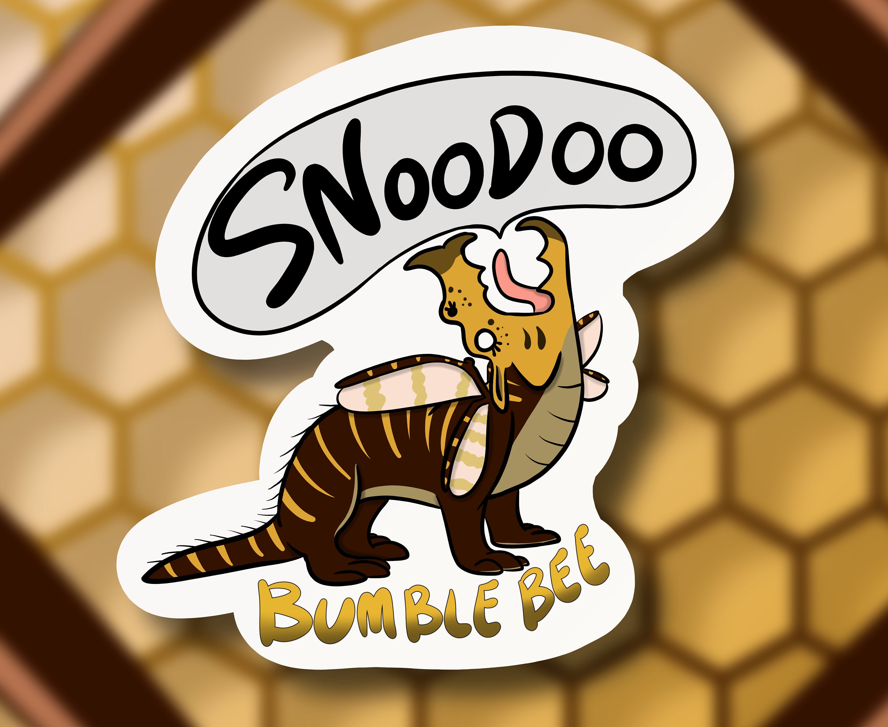 Bumblebee the Hivewing Sticker || Screaming Dragon Series || Wings of ...