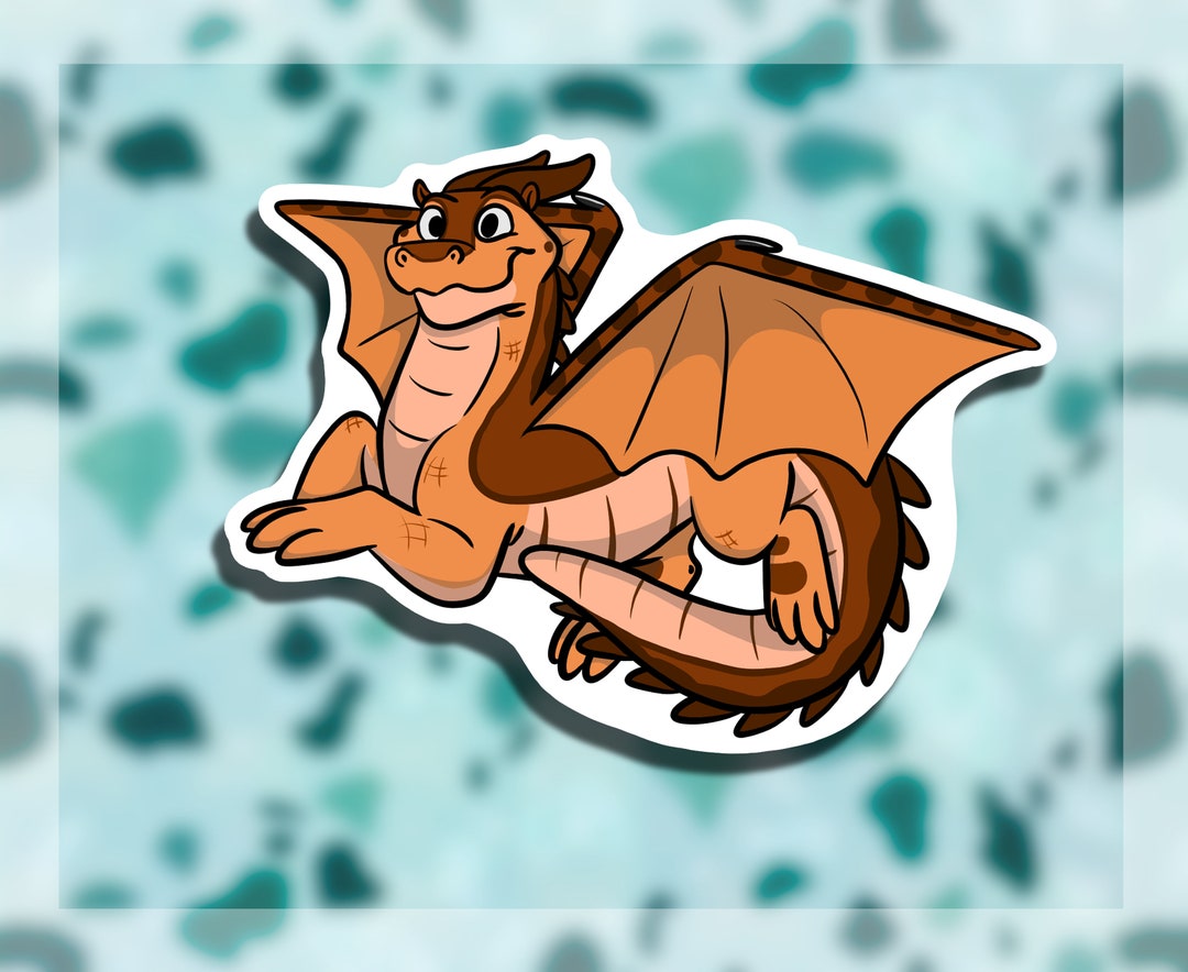 Clay the Mudwing Sticker || Dragonets of Destiny Series || Wings of ...