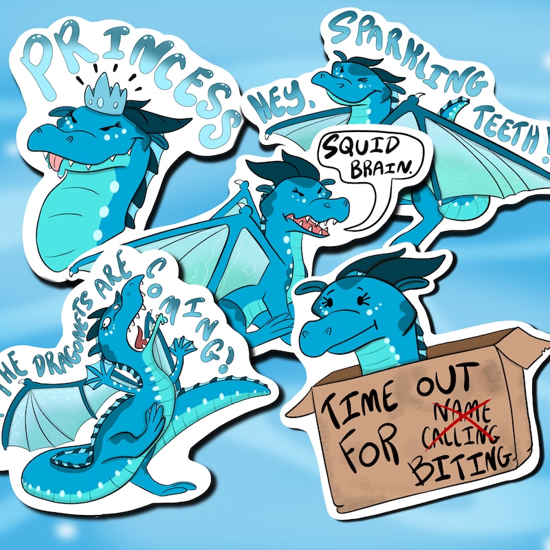 Wings of Fire Stickers - Etsy