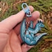 Tsunami the Seawing Keychain || Mini Pet Dragon || Wings of Fire - Etsy