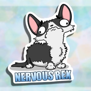 Devon Rex Sticker Pack || 6 Stickers || Cat Breed Pun - Etsy