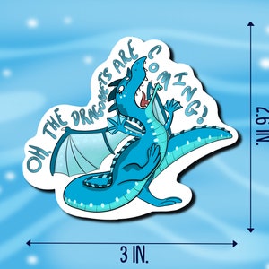 Wings of Fire Sticker Pack || Tsunami - Etsy