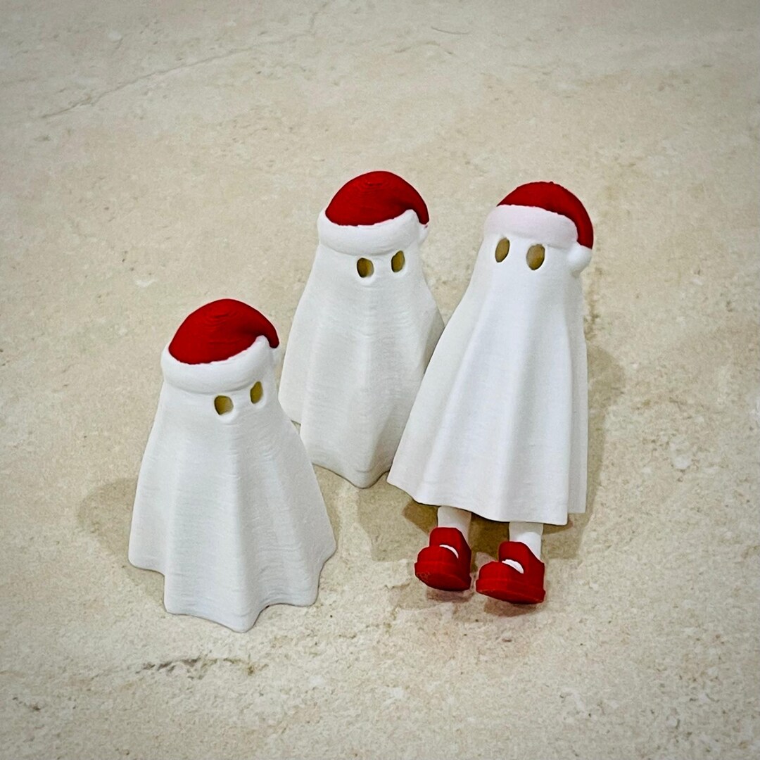 Festive Ghost Fidget Toy Peekaboo 3D Printed Cute Gift Accessory ...