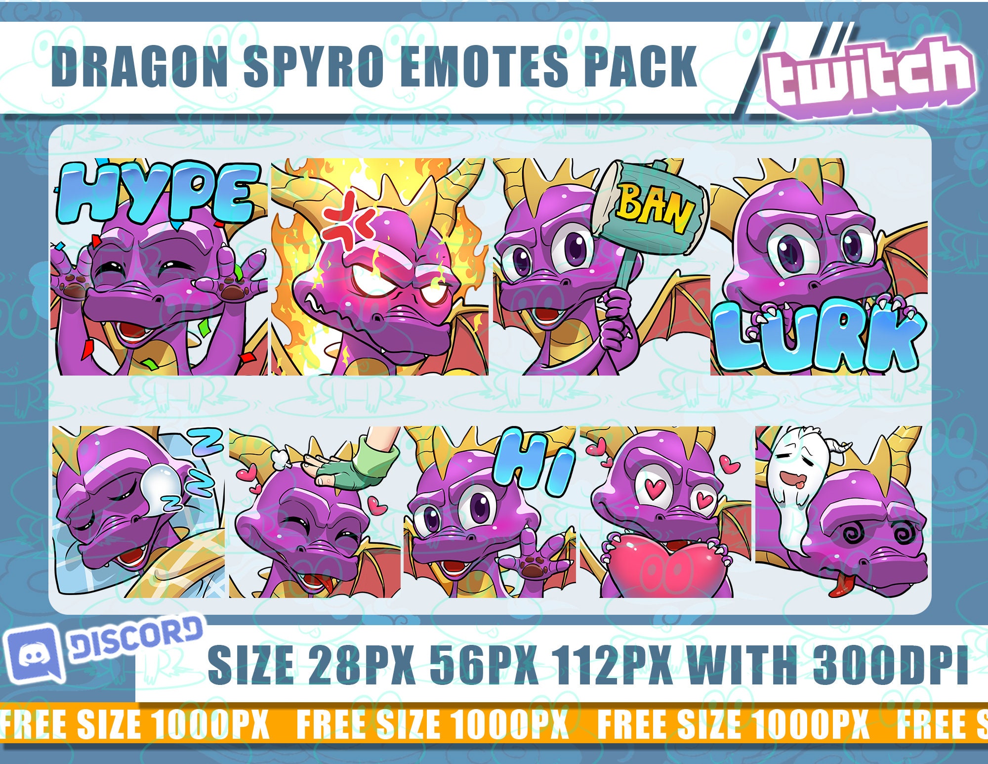 Spyro Twitch Emotes, Spyro Emotes, Emotes, Spyro Cute Emotes, Emotes ...