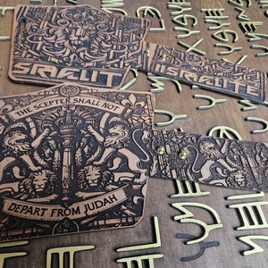 The Scepter Shall Not Depart From Judah! Authentic 100% Leather War ...