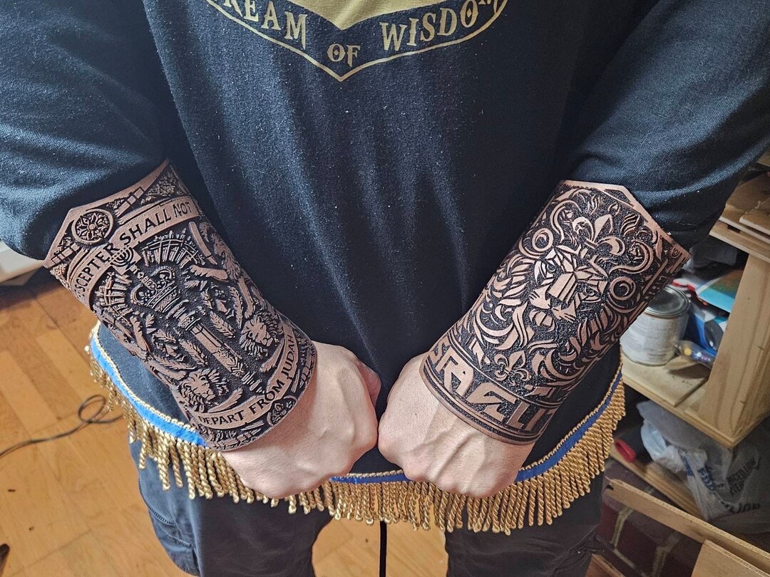 The Scepter Shall Not Depart From Judah! Authentic 100% Leather War ...