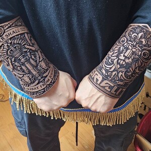 The Scepter Shall Not Depart From Judah! Authentic 100% Leather War ...