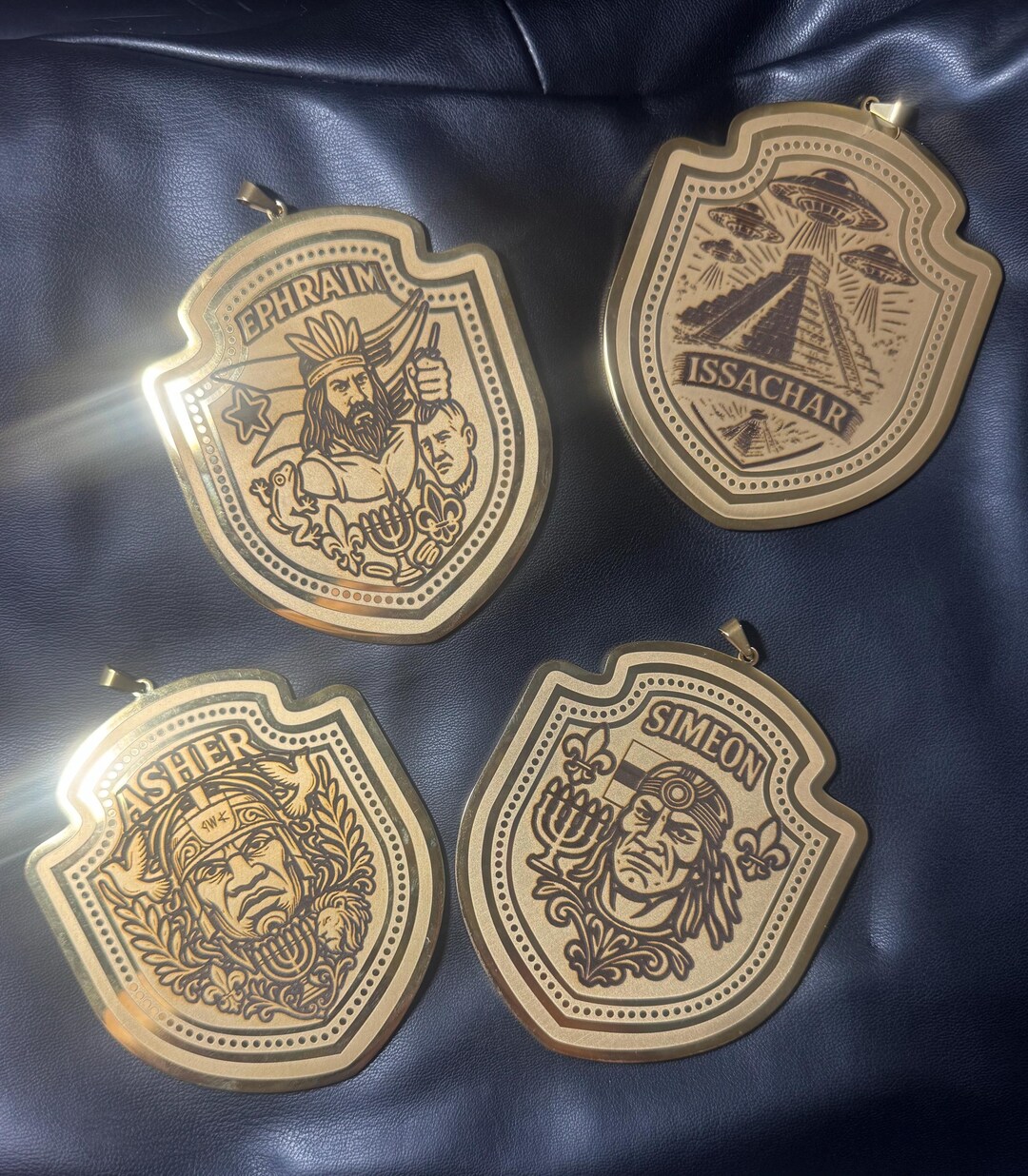 Custom Engraved Tribe Pendant – Choose Your Tribe | 4" Stainless Steel ...