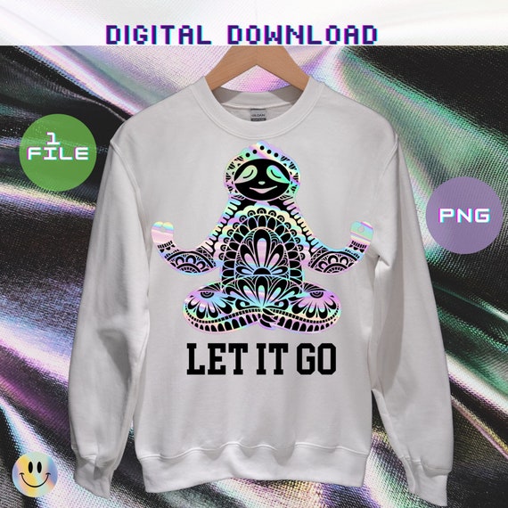 Mandala Faultier Png Let It Go Png Ästhetische Png Trending - Etsy ...