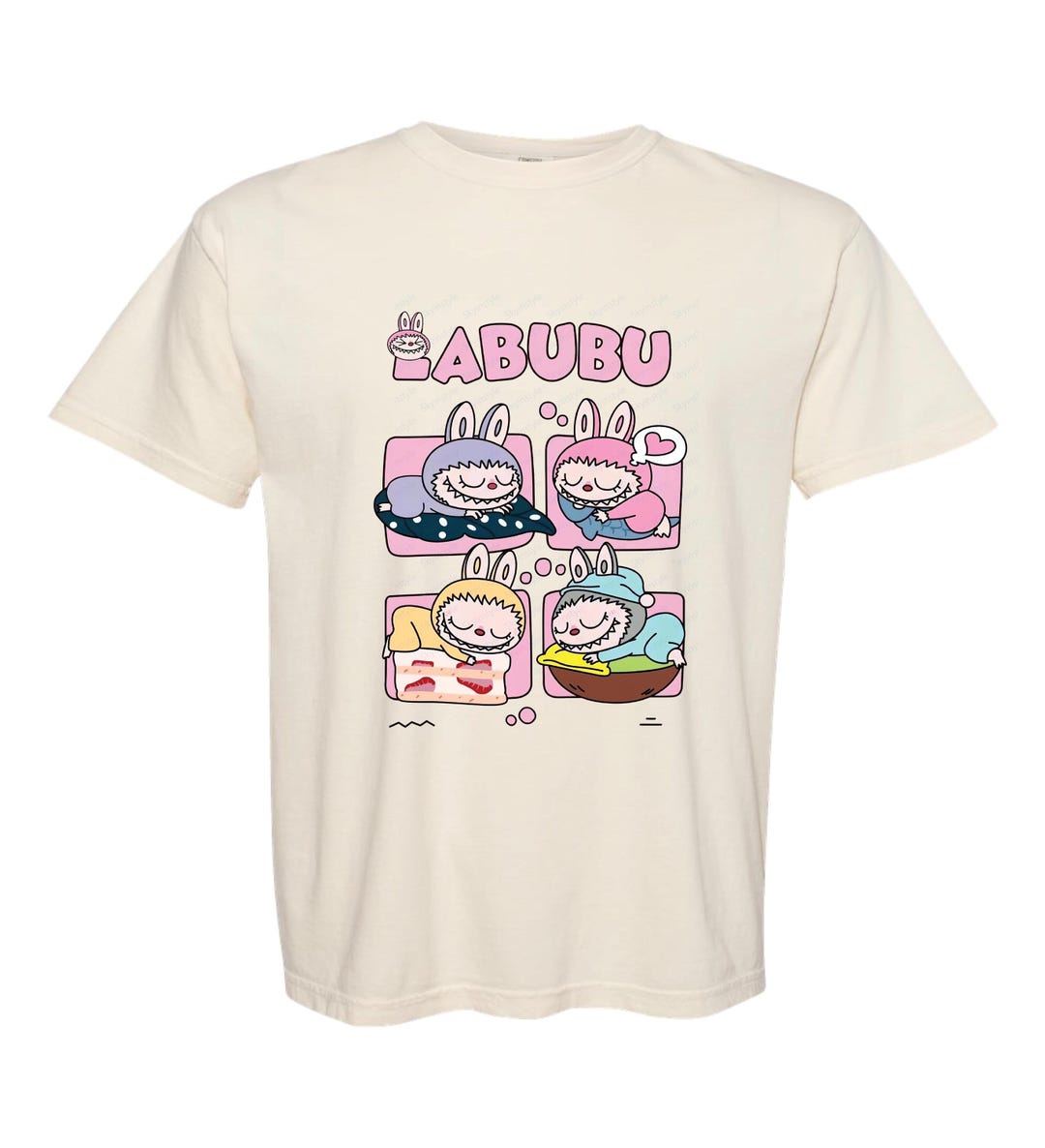 Labubu Sleepy Squad Cartoon Cute Shirt Comfort Tee - Etsy