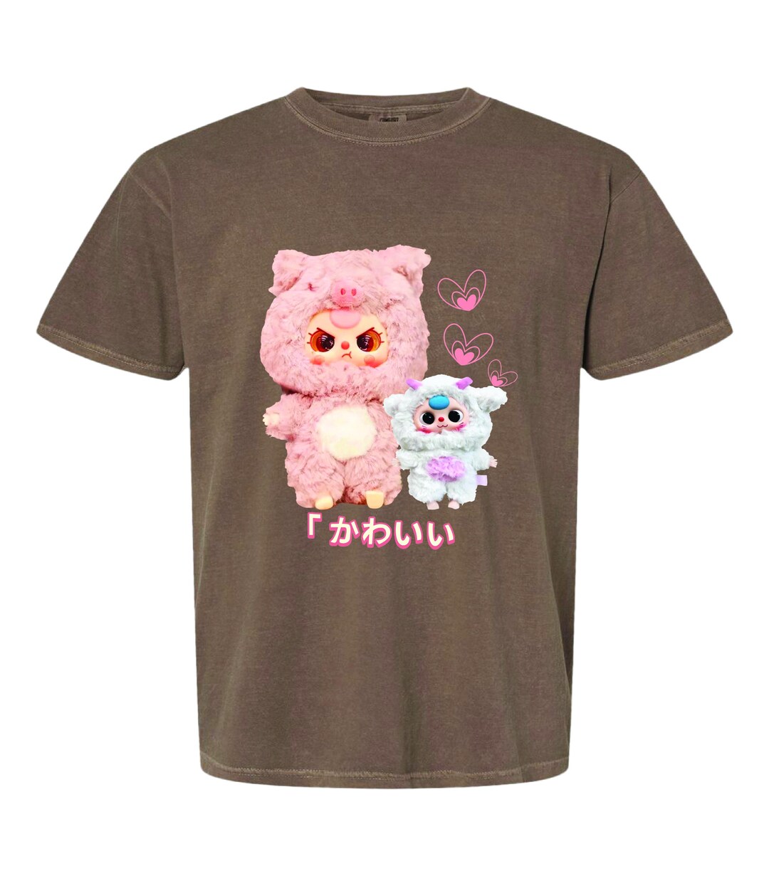 Chibi Baby Three Comfy Monster Pop Mart | Soft Cotton Tee for Kids ...