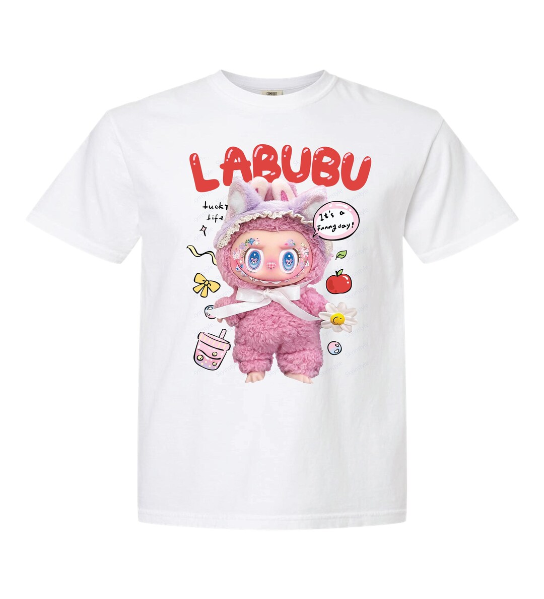 Labubu the Monsters Pink Lover Comfort Tee - Etsy