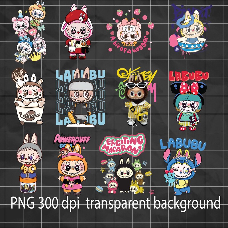 Labubu Png Transparent - Etsy