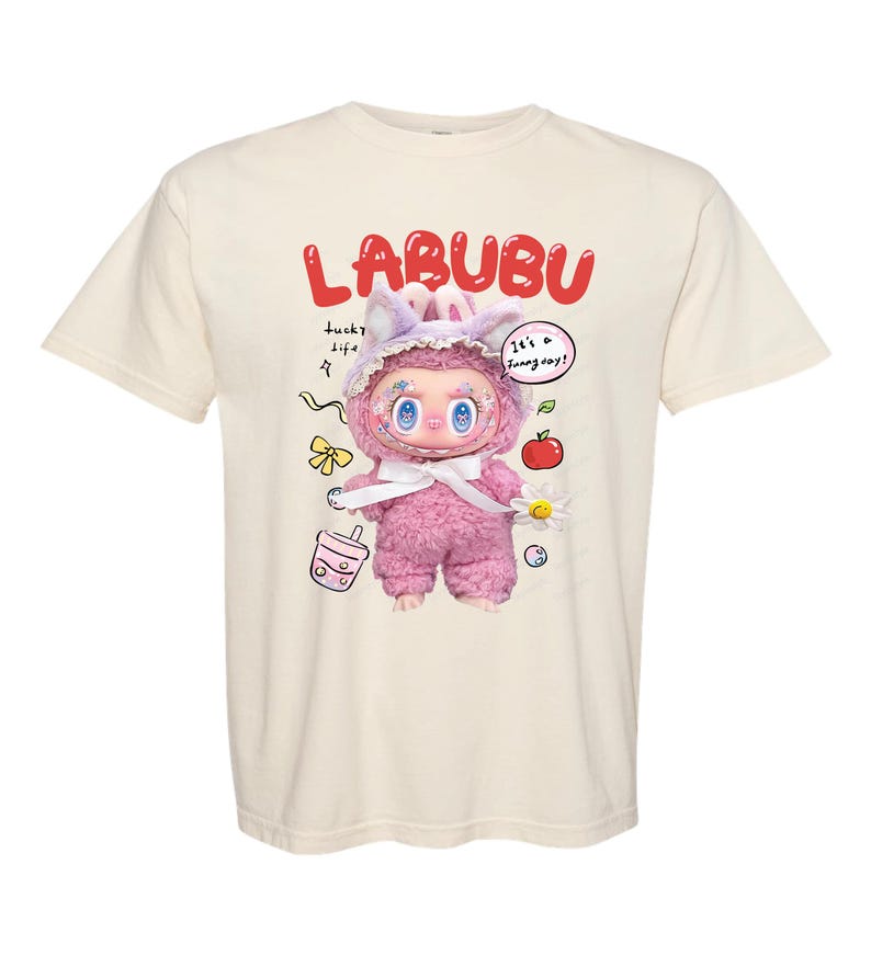 Labubu the Monsters Pink Lover Comfort Tee - Etsy