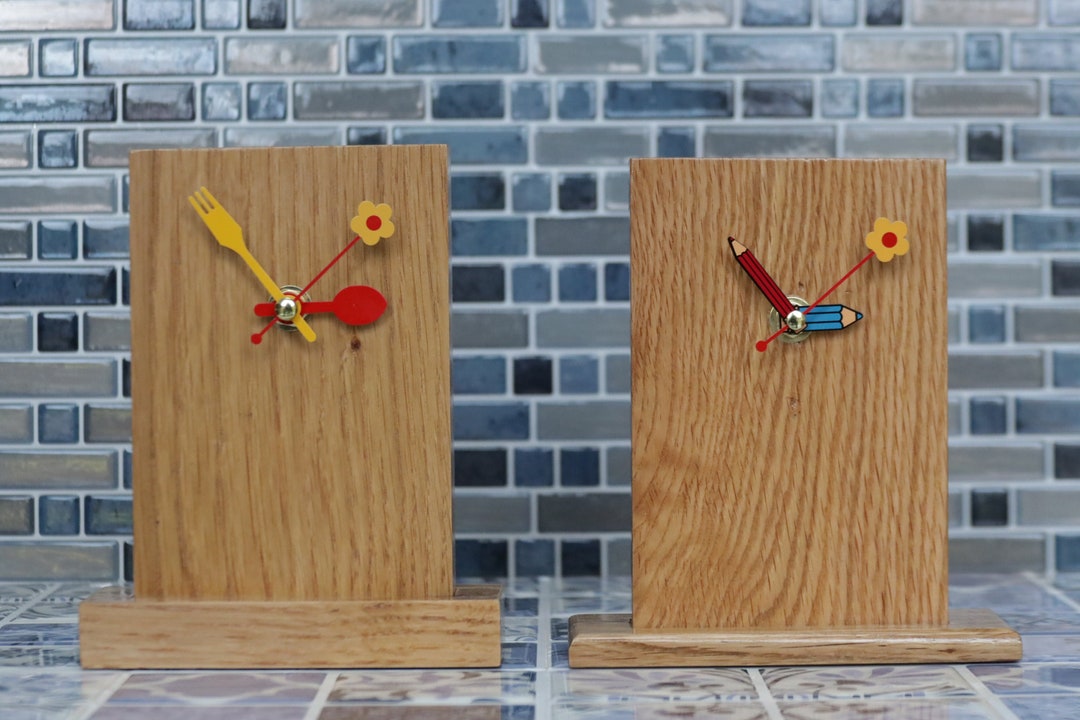 Small Oak Clocks - Etsy