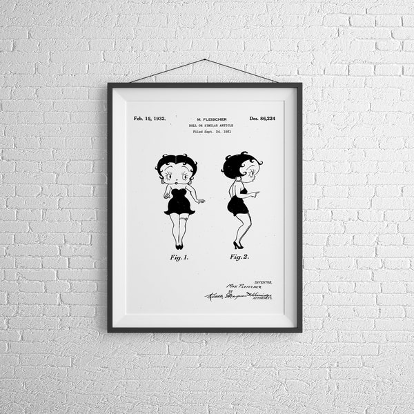 Betty Boop Poster - Etsy