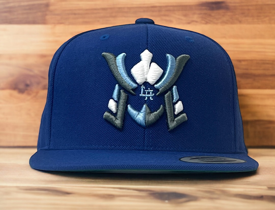 Shohei Ohtani LA Dodgers samurai Cap 3D Puff Embroidery in Dodger Blue ...