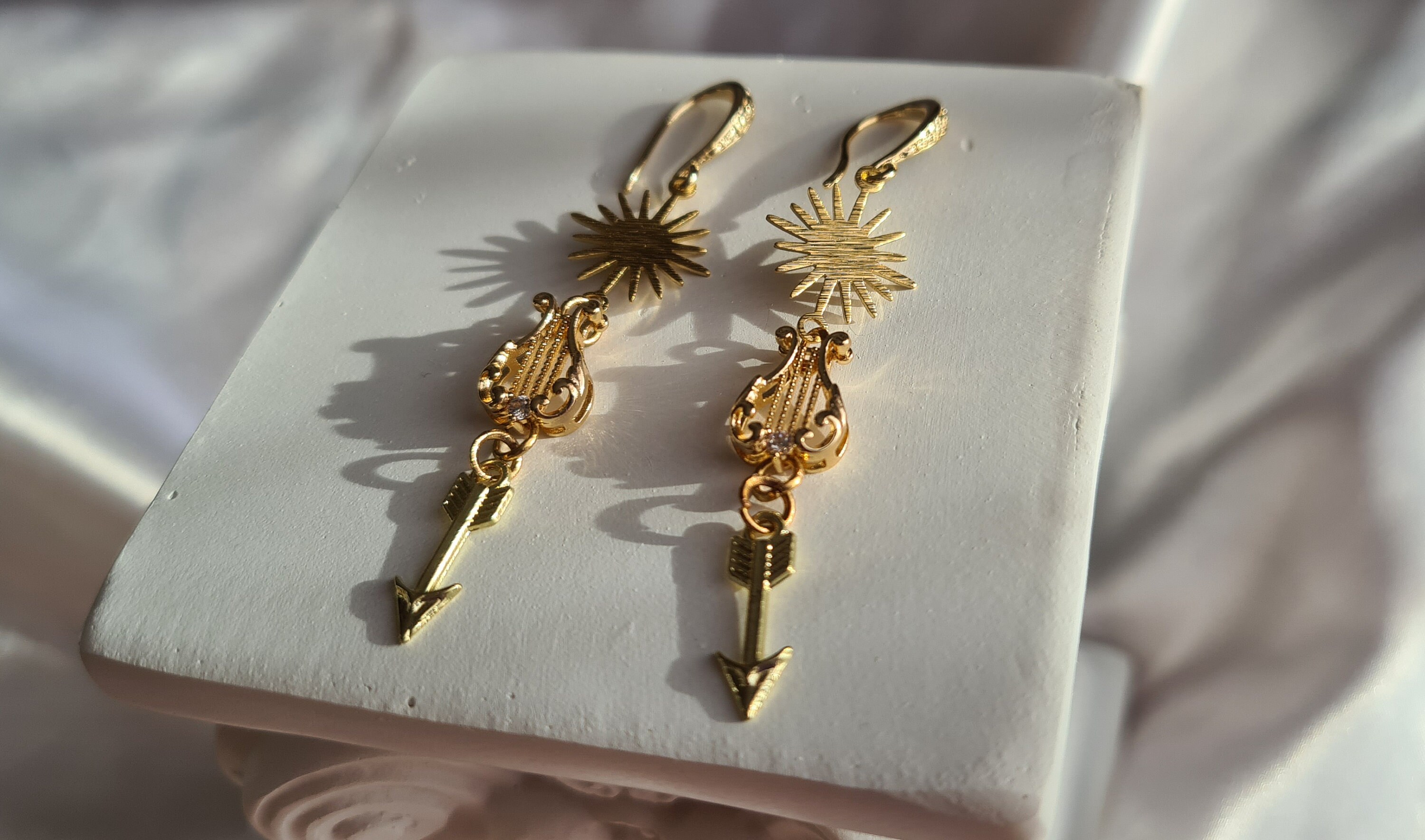 Apollo Inspired Earrings, Greek Mythology - Etsy